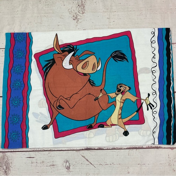 Vintage | Bedding | Vintage 9s Disney The Lion King Standard Pillow ...